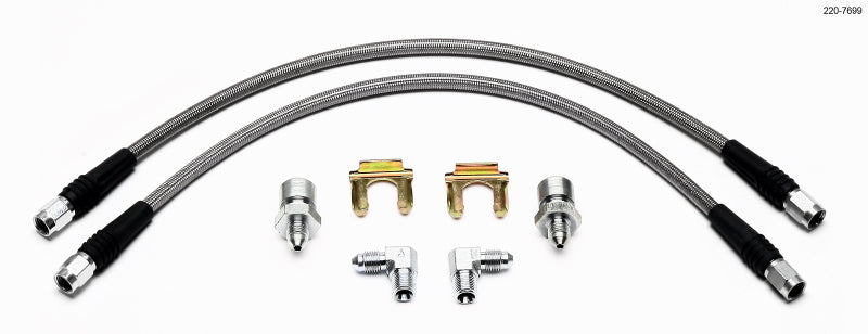Wilwood Flexline Kit 55-57 Chevy w/ Forged Dynalite Front Caliper – B2B ...