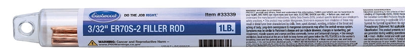 Eastwood 3/32 Inch ER70S-2 Filler Rod 1 LB - ER70S2-094-01T – B2B ...