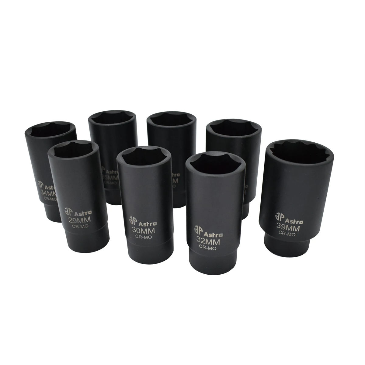 Astro Pneumatic 6 Point Axle Nut Socket Set 8 Pieces AST78866 – B2B ...