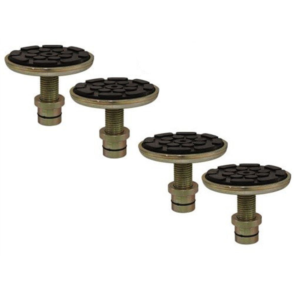 Atlas Equipment Set of 4 Single-Screw Adjustable Adapters, 1.5" Peg ...