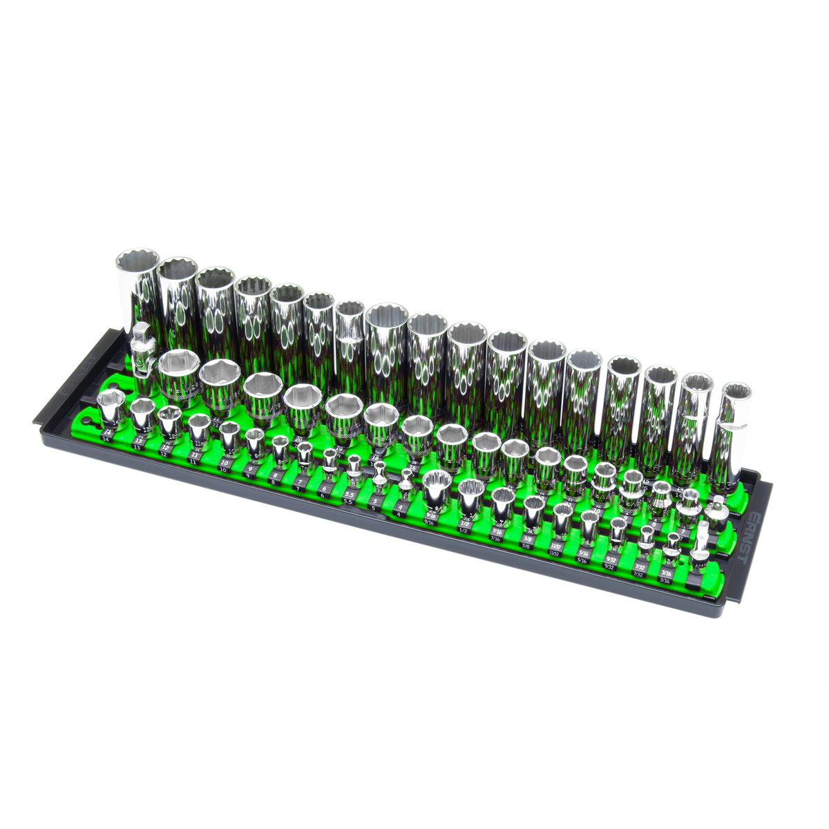 Ernst Mfg. 3 Rail Twist Lock Socket Boss 18", Green - 1/4", 3/8" & 1/2 ...