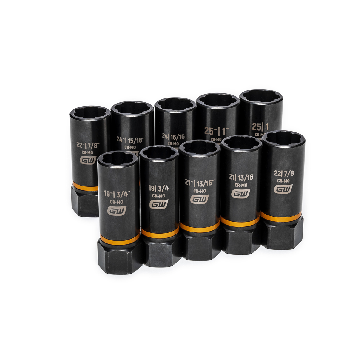 GearWrench 10 Piece 1/2 Inch Drive Bolt Biter Deep Extraction Socket ...