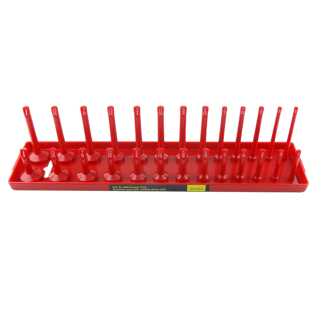 K Tool International Socket Holder 3/8 Inch Drive SAE Red P/N 72472 ...