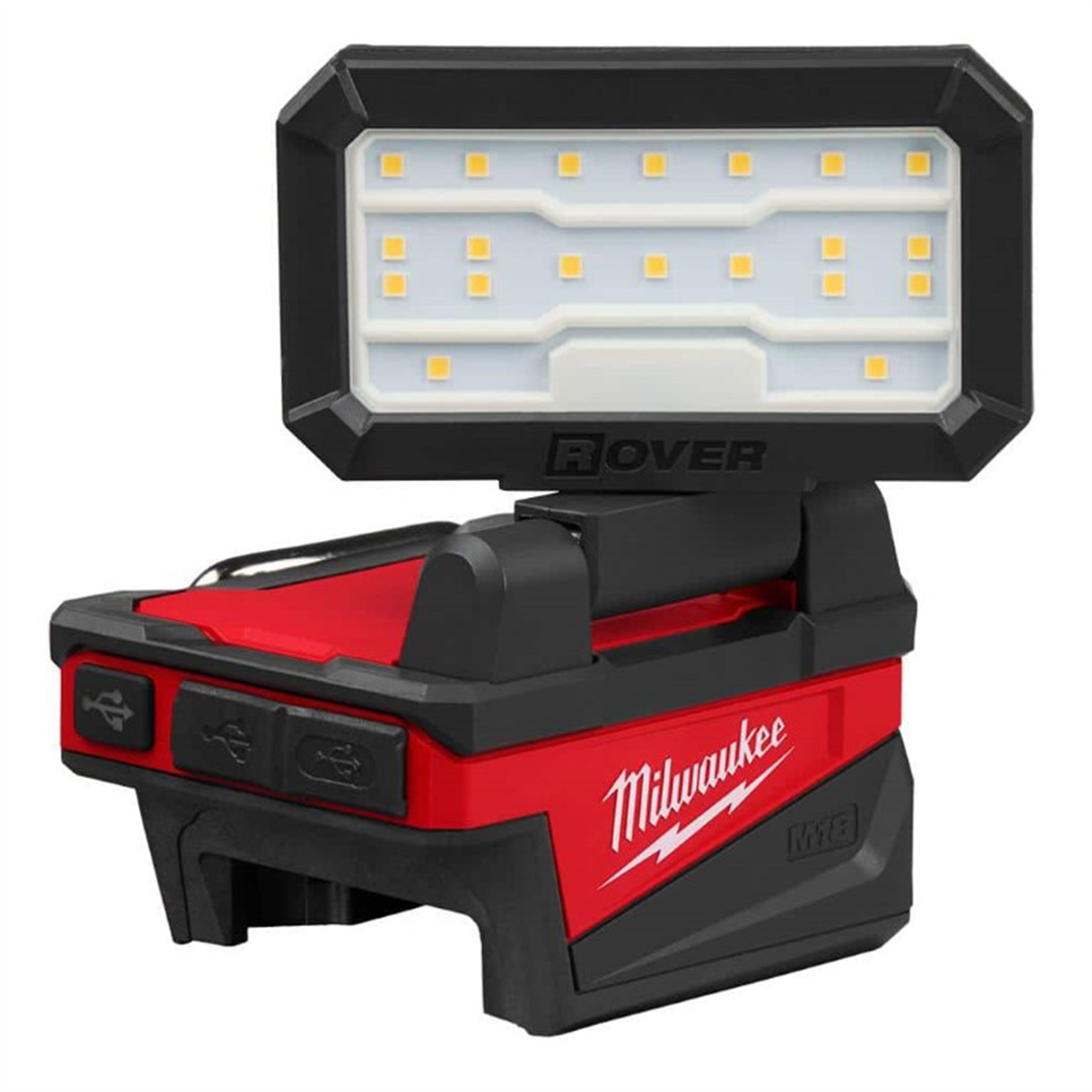 Milwaukee Tool M18 ROVER Compact Folding Flood Light w/ USB Charging ...
