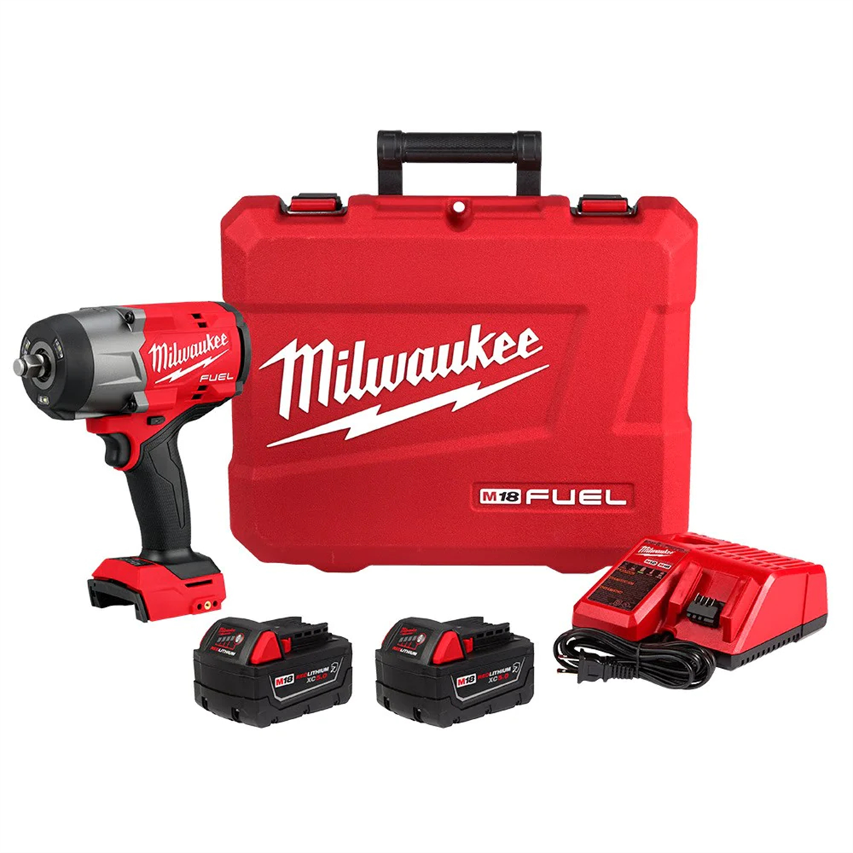 Milwaukee Tool M18 FUEL 1/2" High Torque Impact Wrench w/ Friction Ring ...