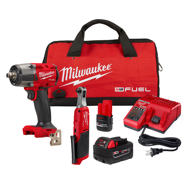 Milwaukee Tool M18 FUEL and M12 FUEL 2-Tool Combo Kit MLW3890-22 – B2B ...