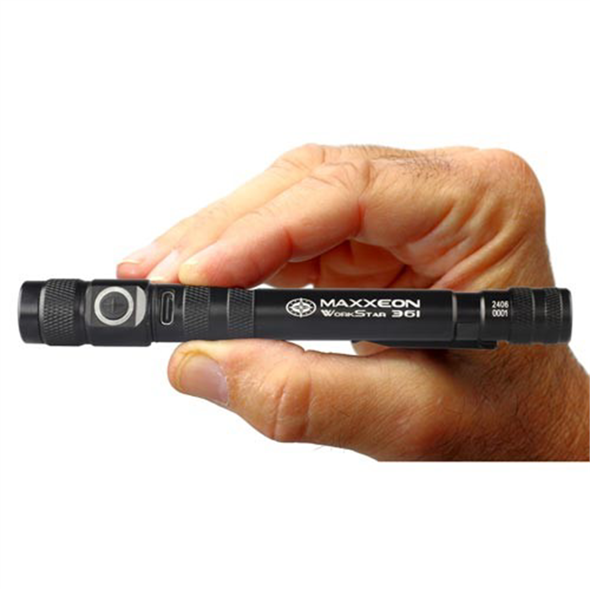 Maxxeon WorkStar 361 Rechargeable LED Zoom Penlight/Inspection Light ...