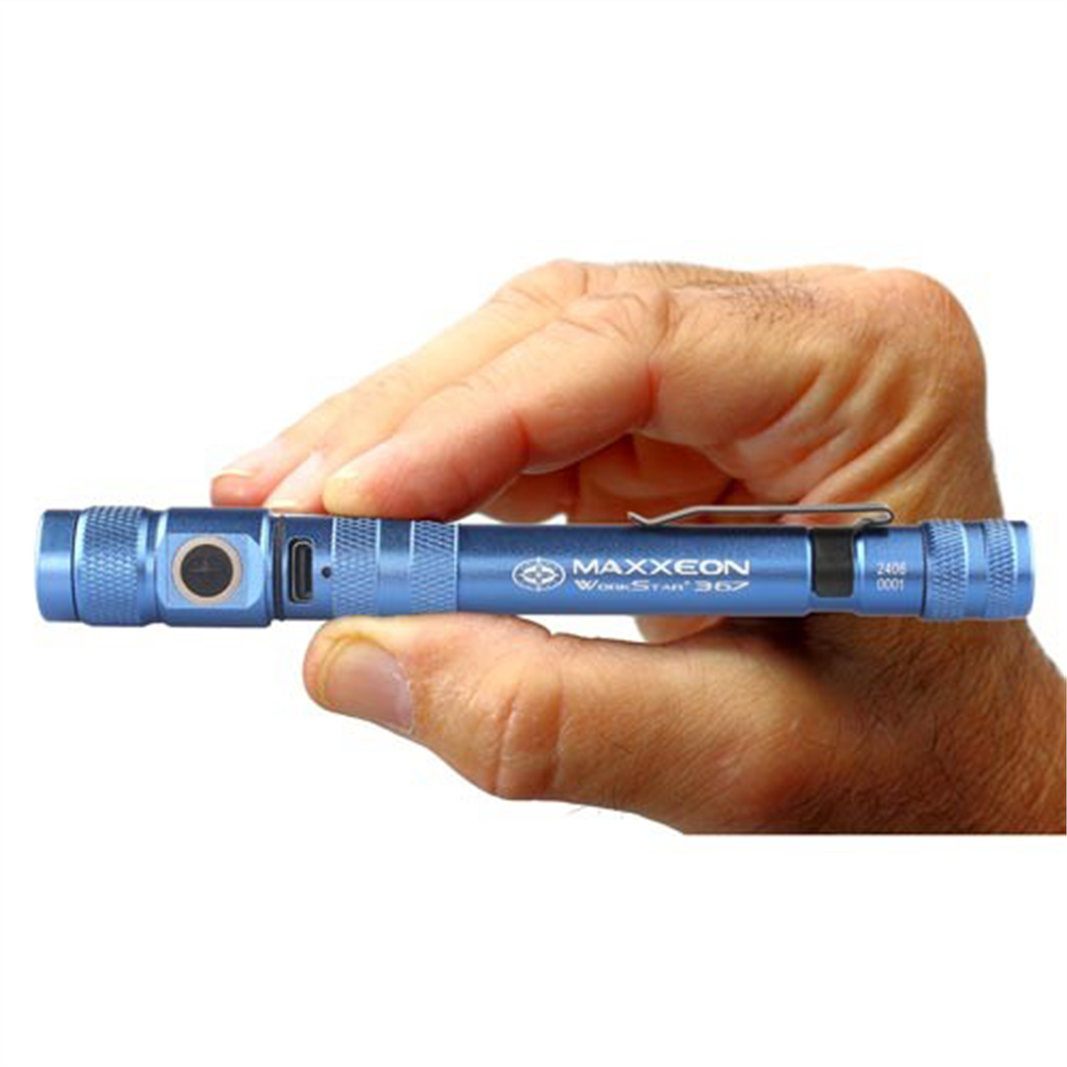 Maxxeon WorkStar 367 Rechargeable LED Zoom Penlight/Inspection Light ...