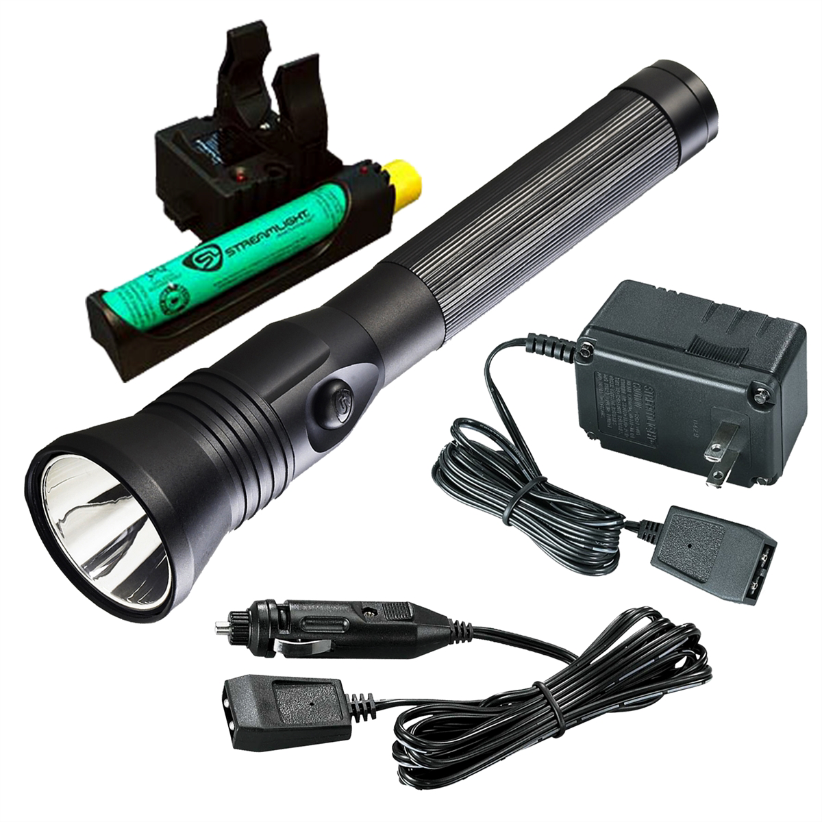 Streamlight 800 Lumen Stinger DS HPL Flashlight - 120V/100V AC/12V DC ...