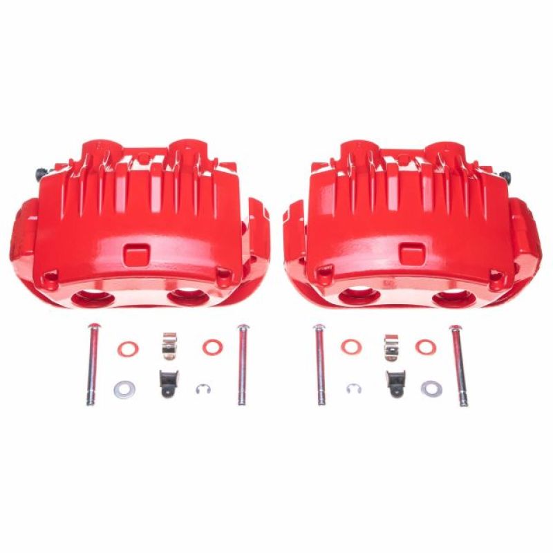 Power Stop 94-98 Ford Mustang Front Red Calipers w/Brackets - Pair ...