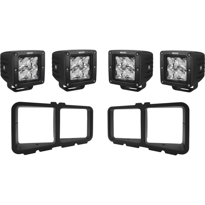 Westin Universal Light Kit for Outlaw Front Bumpers - Textured Black ...